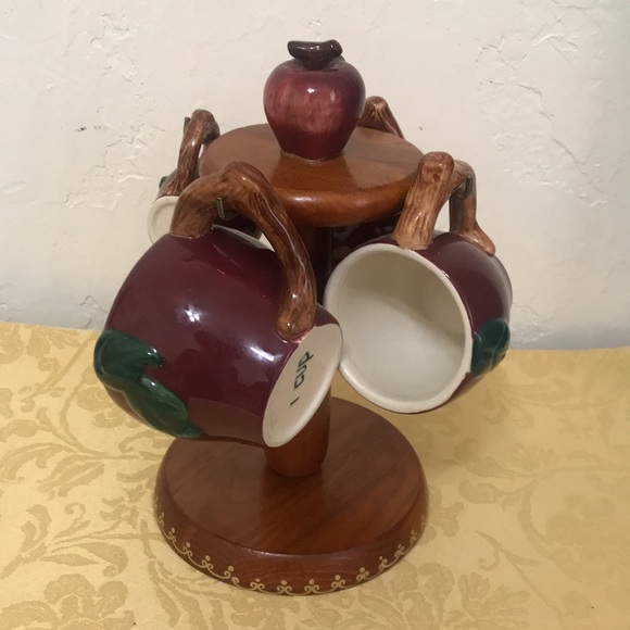 Kitchen | Vintage Stoneware Apple Measuring Cups | Poshmark